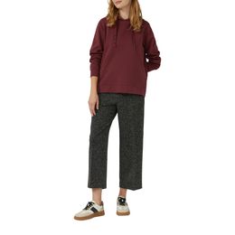 s.Oliver Damen 7/8-Hoseschwarz, Gr. 38, meliert, Web, Obermaterial: 45% Viskose, 37% Polyamid, 11% Polyester, 7% Elasthan, Hosen, in melierter Optik
