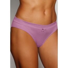 Vivance Damen Jazz-Pants Slips, Gr. 48, bunt, Single Jersey, Obermaterial: 95% Baumwolle, 5% Elasthan, meliert, unifarben, Unterhosen, mit breitem