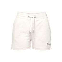 Damen Shorts, BENCH. LOUNGEWEAR, Gr. 48, beige, Interlock, Obermaterial: 60% Baumwolle, 40% Polyester, Basic, Hosen, mit Logodruck und Stickerei
