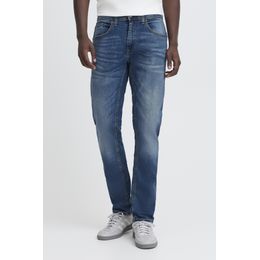 Blend Herren Regular-fit-Jeans "BHTWISTER SLIM/REG", blau, Gr. 33, Abriebeffekte, Denim/Jeans, Obermaterial: 100% Baumwolle, Jeans, mit Abriebeffekten