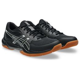 asics Herren Hallenschuh "GEL-ROCKET 12", Gr. 46,5schwarz, gunmetal, Synthetik, Schuhe, besonders geeignet f&uuml;r Handball und Volleyball