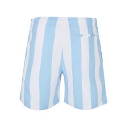 Urban Classics Herren Badeshorts "Urban Classics Herren Pattern Swim Shorts", blau, Gr. 5XL, 100% Polyester, Badehosen
