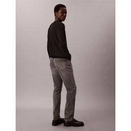 Herren Slim-fit-Jeans "SLIM JEANS", grau, Gr. 34, Calvin Klein Jeans, Denim/Jeans, Obermaterial: 98% Baumwolle, 2% Elasthan, Jeans, Slim fit
