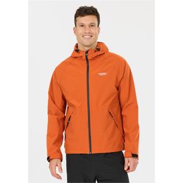 WEATHER REPORT Herren Outdoorjacke "Gust", orange, Gr. XXL, unifarben, 100% Polyester, Jacken, mit wasserdichter Membran