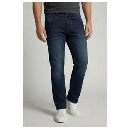 Regular-fit-Jeans Camel Active, Herren, Gr. 33, L&auml;nge 32, blau (night blau), Denim/Jeans, Obermaterial: 85% Baumwolle, 13% Polyester, 2% Elasthan, unifarben, regular fit kn&ouml;chellang, Jeans, mit Leder-Badge