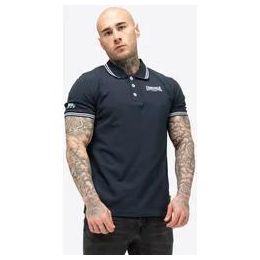 Poloshirt Lonsdale "EASTLEIGH", Herren, Gr. XL, blau (navy, ice, off), Obermaterial: 100% Baumwolle, Shirts