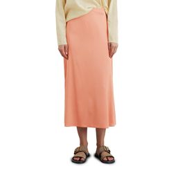 Marc O'Polo MARC O'POLO Damen Webrock "aus Viskose-Stretch", orange, Gr. 38, unifarben, Obermaterial: 96% Viskose, 4% Elasthan, R&ouml;cke