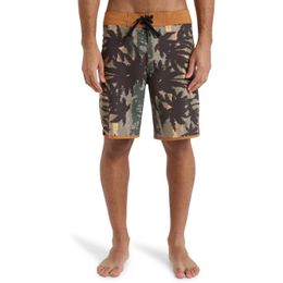 Quiksilver Herren Boardshorts "Highline Scallop 19"", gr&uuml;n, Gr. 28, Obermaterial: 88% Polyester, 12% Elasthan., Hosen
