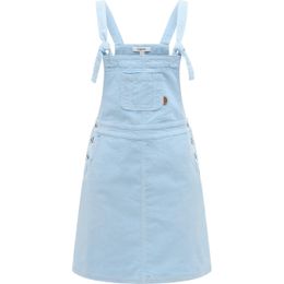 Cordkleid Ragwear "Zekke Cordy", Damen, Gr. M (38), Normalgr&ouml;&szlig;en, hellblau, Cord, Material: 98% Baumwolle, 2% Elasthan, A-Linie kurz, eckiger Ausschnitt, verstellbar, Kleider, Damen Latzkleid aus Babycord-Material