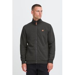 Kapuzensweatjacke Blend "BHPolax", Herren, Gr. S, charcoal mix, Sweatware, 60% Baumwolle, 40% Polyester, unifarben, normal normal, ohne Ausschnitt, Rippb&uuml;ndchen, Sweatjacken, Gem&uuml;tliche Sweatjacke mit Kapuze