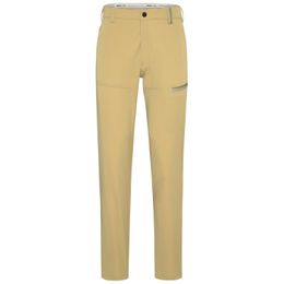 MEYER Herren Chinos "Skye", gelb, Gr. 52, unifarben, 88% Polyamid, 12% Elasthan, Hosen, mit speziellen Shirt-Stopper im Bund
