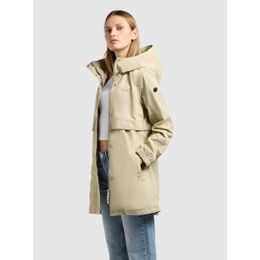 Khujo Damen Anorak "BRAVA"cloud gr&uuml;n, Gr. L, unifarben, Web, 75% Baumwolle, 25% Nylon, Jacken