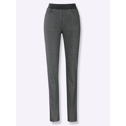 Inspirationen Damen Schlupfjeans, blau, Gr. 195, unifarben, 78% Baumwolle, 20% Polyester, 2% Elasthan, Jeans