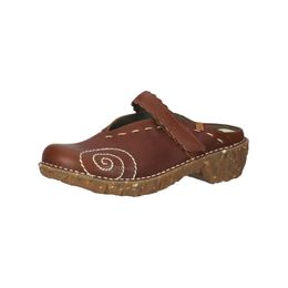 El Naturalista Damen Clog "El Naturalista Clogs Leder", Gr. 41braun, Leder, Schuhe