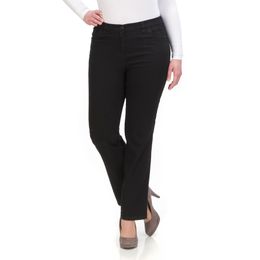 KjBRAND Damen Stretch-Jeans "Betty Denim Stretch", schwarz, Gr. 50, unifarben, Denim/Jeans, Obermaterial: 85% Baumwolle, 13% Polyester, 2% Elasthan,