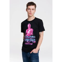 logoshirt Herren T-Shirt "Star Wars - C-3PO - Human Cyborg", schwarz, Gr. S, bedruckt, 100% Baumwolle, Shirts, mit coolem Star Wars-Print