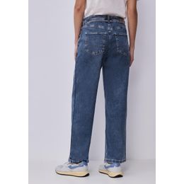 Street One Damen Comfort-fit-Jeans, blau, Gr. 31, unifarben, Jeans, 92% Baumwolle, 6% Elastomultiester, 2% Lyocell, Jeans, im Denim Look