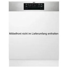 AEG teilintegrierbarer Geschirrsp&uuml;ler "FES7672APM", Energieeffizienz: A (A-G), silber (edelstahl), B:59,6cm H:81,8cm T:58cm, Geschirrsp&uuml;ler, AirDry: Kein Nachtrocknen