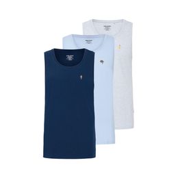 Blend Tanktop ' BHEmbo 3 Pack ' Herren Gr&ouml;&szlig;e L hellblau / dunkelblau / graumeliert