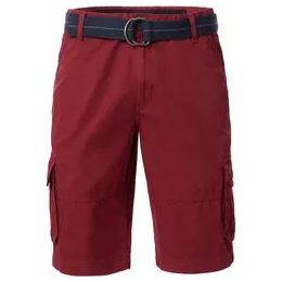 Shorts Casamoda "Casamoda Shorts uni", Damen, Gr. 34, Normalgr&ouml;&szlig;en, rot (dunkelrot), 100% Baumwolle, Hosen Shorts