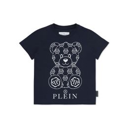 Philipp Plein Jungen T-Shirt "Teddy"14, dunkelblau, Gr. 6, Obermaterial: 100% Baumwolle, Shirts