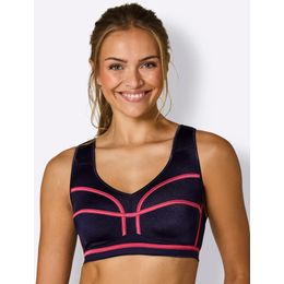 w&auml;schepur W&Auml;SCHEPUR Damen Sport-BH, Gr. 115, blau, 70% Polyamid, 30% Elasthan, BHs