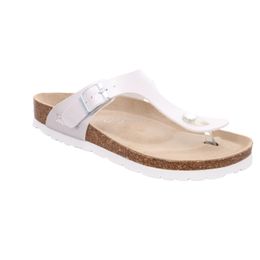 Zehentrenner Rohde "ALBA", Herren, Gr. 39, wei&szlig;, Lederimitat, unifarben, Basic, Schuhe Zehentrenner, Sommerschuh, Strandschuh, Urlaubsschuh mit vorgeformten Fu&szlig;bett