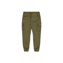 Herren Cargohose "Cotton Twill Jogger", gr&uuml;n, Gr. XL, Alpha Industries, Obermaterial: 98% Baumwolle, 2% Elastan. Futter: 100% Baumwolle, Hosen