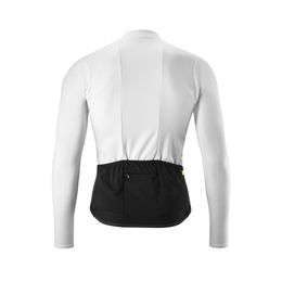 Gonso Herren Radtrikot "SITIVO Jersey Longsleeve M"wei&szlig;, Gr. XS, 80% Polyester, 15% Elasthan, 5% Polyamid, Trikots, Herren Fahrradtrikot langarm,