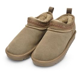Ara Damen Winterboots "ALASKA", Gr. 41, beige, Lammfell, Veloursleder, ethno, Schuhe, Schlupfboots, Plateauboots, Hausschuh mit modischem kurzen