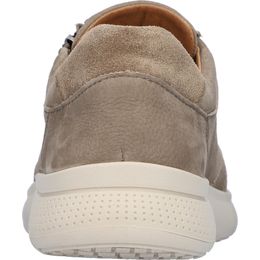 Waldl&auml;ufer WALDL&Auml;UFER Herren Sneaker "HEIKO", Gr. 10, beige, Nubukleder, Veloursleder, unifarben, Schuhe, Komfortschuh, Halbschuh in Bequemweite H (= sehr weit)