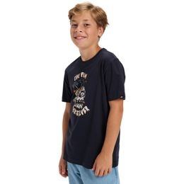 Quiksilver Jungen T-Shirt "Ev Stay Palm"schwarz navy, Gr. 16, Obermaterial: 100% Baumwolle., Shirts