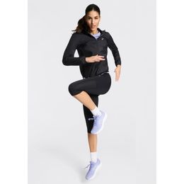 asics Damen Lauftights "asics CORE CAPRI TIGHT", schwarz, Gr. S, Obermaterial: 79% Polyester, 21% Elasthan, Hosen