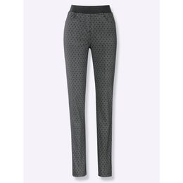 Inspirationen Damen Schlupfjeans, blau, Gr. 205, unifarben, 78% Baumwolle, 20% Polyester, 2% Elasthan, Jeans