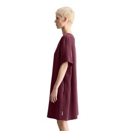 Marc O'Polo Damen Minikleid "aus LENZING Lyocell"merlot rot, Gr. S, MARC O'POLO DENIM, unifarben, Obermaterial: 100% Lyocell, Kleider