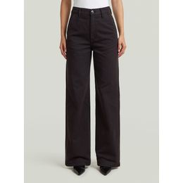 G-Star Raw G-STAR Damen Chinohose "Deck Chino 2.0"dk schwarz gd, Gr. 25, Obermaterial: 60% Baumwolle, 40% Baumwolle, Hosen