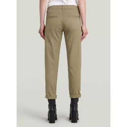 G-Star Raw G-STAR Damen Chinohose "Kate Boyfriend Hose", beige, Gr. 27, Obermaterial: 50% Baumwolle, 48% Baumwolle, 2% Elasthan, Hosen
