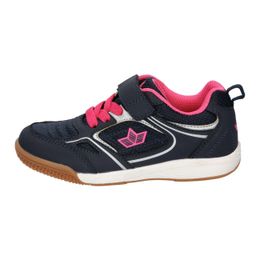 Lico M&auml;dchen Hallenschuh "Sportschuh Racine VS", Gr. 34, blau, Synthetik, Schuhe