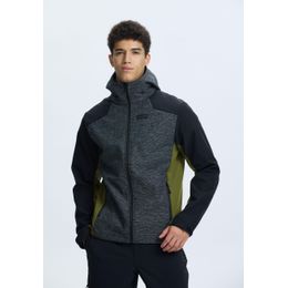 Icepeak Herren Outdoorjacke "Icepeak Softshell jacke Beedeville", schwarz, Gr. 50, 95% Polyester, 5% Elasthan, Jacken