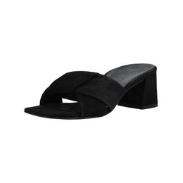 Paul Green Damen Pantolette "Paul Green Pantoletten Veloursleder", Gr. 40,5, schwarz, Veloursleder, Schuhe