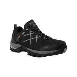 Regatta Herren Sneaker "Samaris III", Gr. 46, schwarz, Obermaterial: 100% Polyurethan PU., Schuhe