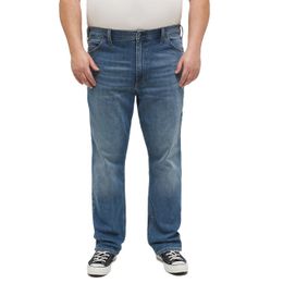 Straight-Jeans Mustang "Herren Style Tramper Straight", Herren, Gr. 52, L&auml;nge 30, blau, Denim/Jeans, 99% Baumwolle, 1% Elasthan, unifarben, straight fit, Jeans Straight-Jeans