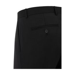 Thomas Goodwin Herren Anzughose "Hose", schwarz, Gr. 88, unifarben, 52% Polyester, 43% Wolle, 5% Elasthan, Hosen, im Slim-Fit, 3935-0-20707
