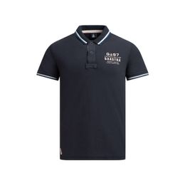Gaastra Herren Poloshirt, blau, Gr. XXXL, bedruckt, Piqu&eacute;, Material: 100% Baumwolle, Shirts, aus Baumwolle