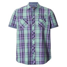 Jan Vanderstorm Herren Kurzarmhemd "Kurzarmhemd WISHART", blau, Gr. XXXL, Obermaterial: 100% Baumwolle CO., Hemden