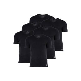 Herren T-Shirt "T-Shirt 6er Pack", schwarz, Gr. S, adidas originals, Obermaterial: 100% Baumwolle CO., Shirts