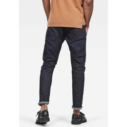 G-Star Raw G-STAR Herren Regular-fit-Jeans "3301 Straight Tapered", blau, Gr. 34, Denim/Jeans, Obermaterial: 79% Baumwolle, 18% Polyester, 2% Elasthan, 1%