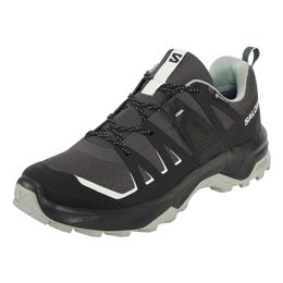 Salomon Damen Wanderschuh "EXTEND GORE-TEX W", Gr. 42,5, gr&uuml;n, Synthetik, Textil, Schuhe, wasserdicht dank Gore-Tex Membrane