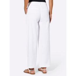 Classic Basics Damen 7/8-Jeans, wei&szlig;, Gr. 54, unifarben, 100% Baumwolle, Jeans