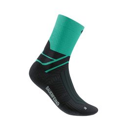 Bauerfeind Herren Sportsocken "RUN PERFORMANCE MID CUT SOCKS", Gr. 46mint, Obermaterial: 90% Polyamid, 10% Elasthan, Socken, Laufsocken